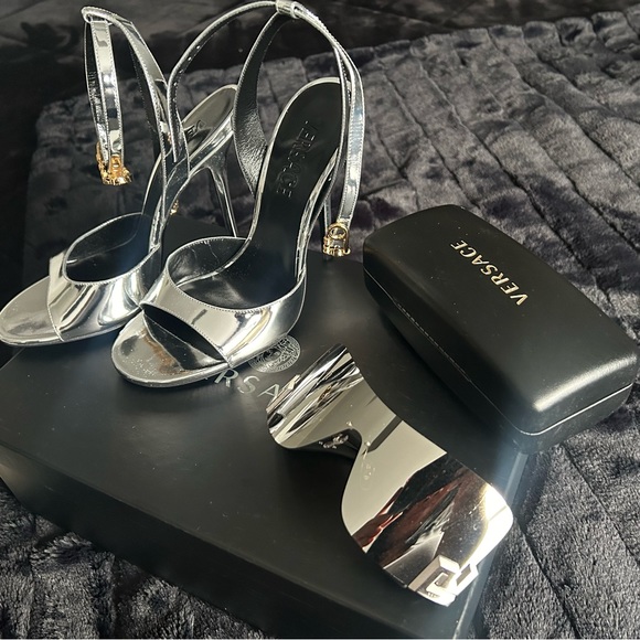Versace | Shoes | Womens Authentic Versace Sandal And Glasses Shoes Are ...